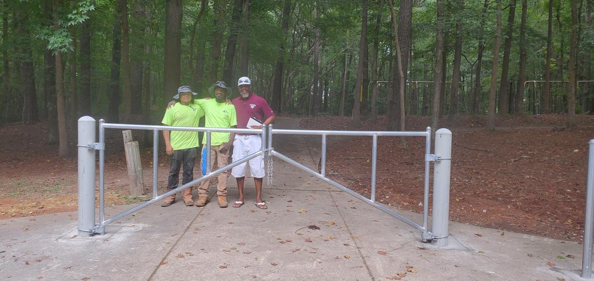 New Access Gate Installed – Turner Foundation for Community Advocacy